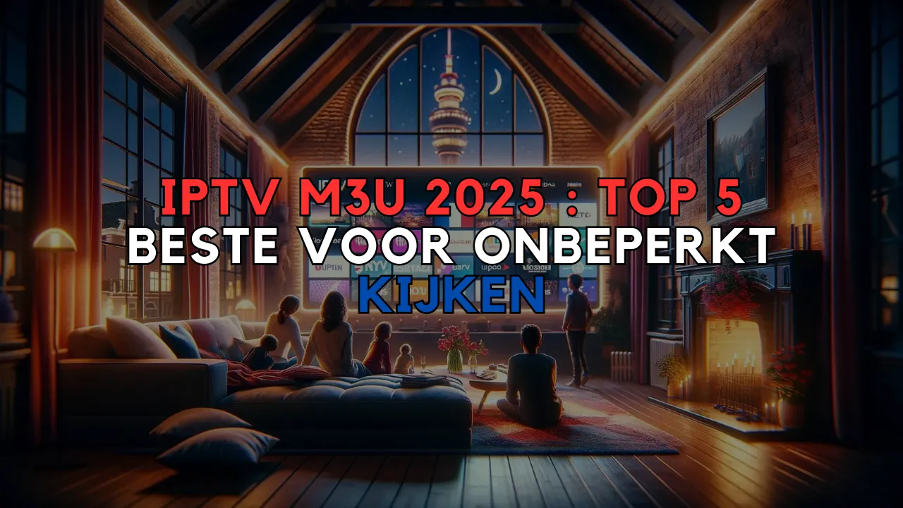 IPTV M3U 2025 : Top 5 Beste voor Onbeperkt Kijken